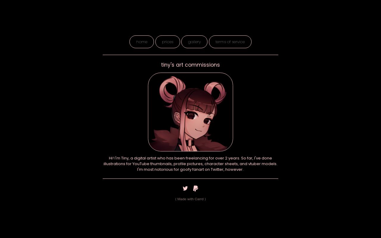 tiny's art commissions